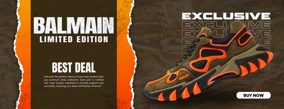Balmain Shoes Pakistan | Buy Luxury Sneakers Online at Royal Trend